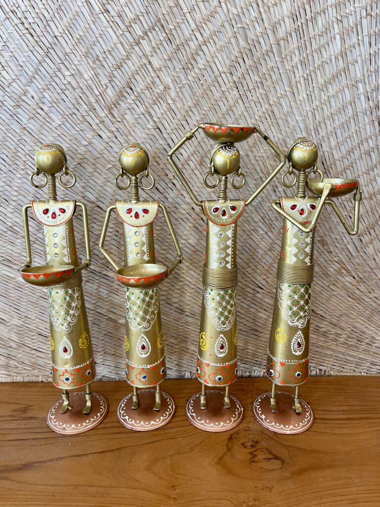 Statuettes en métal Inde - Comptoir des explorateurs